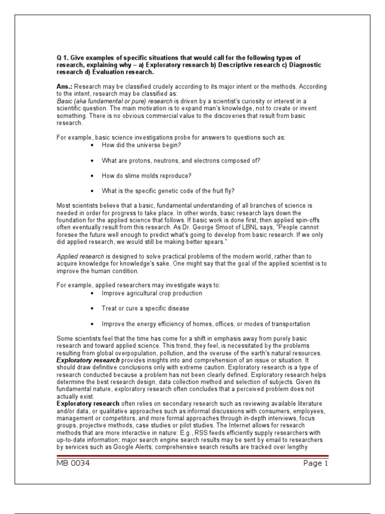 Basic (Aka Fundamental or Pure) Research Is Driven by A Scientist's ...