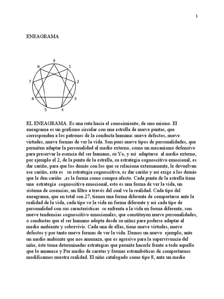 ENEAGRAMA | PDF | Ira | Eneagrama de la personalidad