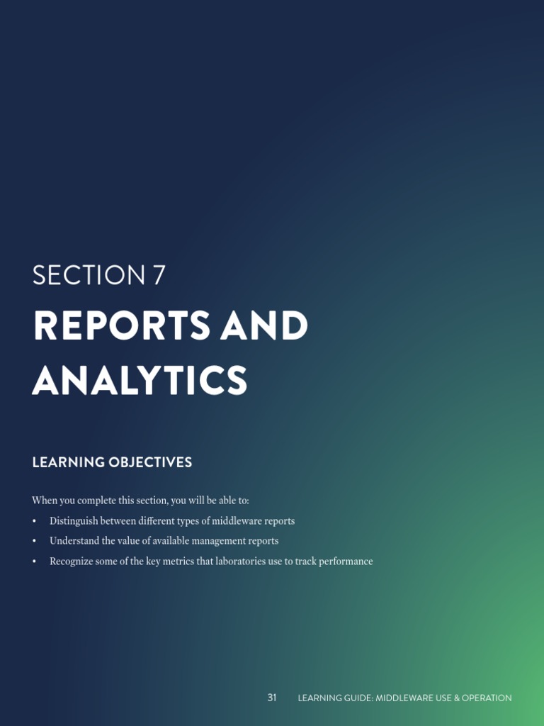 Section-7 Middleware PDF | Download Free PDF | Analytics | Computing