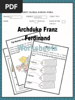 The Assassination of Archduke Franz Ferdinand | PDF | Conflicts