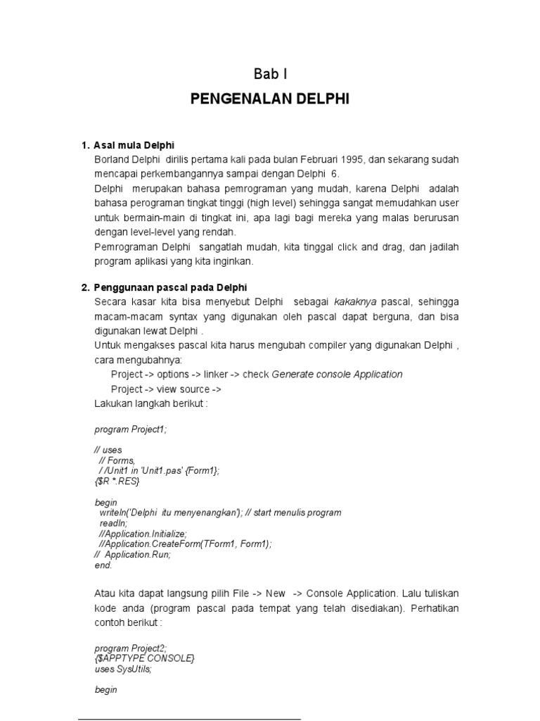Delphi | PDF