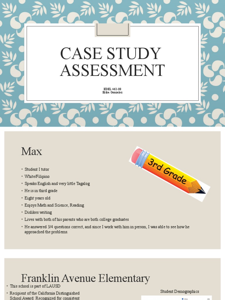 Case Study of Assessment | PDF | Concept | Teaching Mathematics