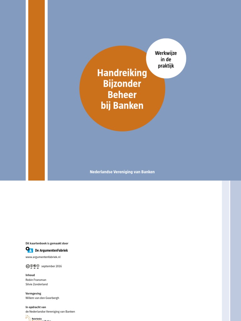 Handreiking Bijzonder Beheer Werkwijze in de Praktijk | PDF