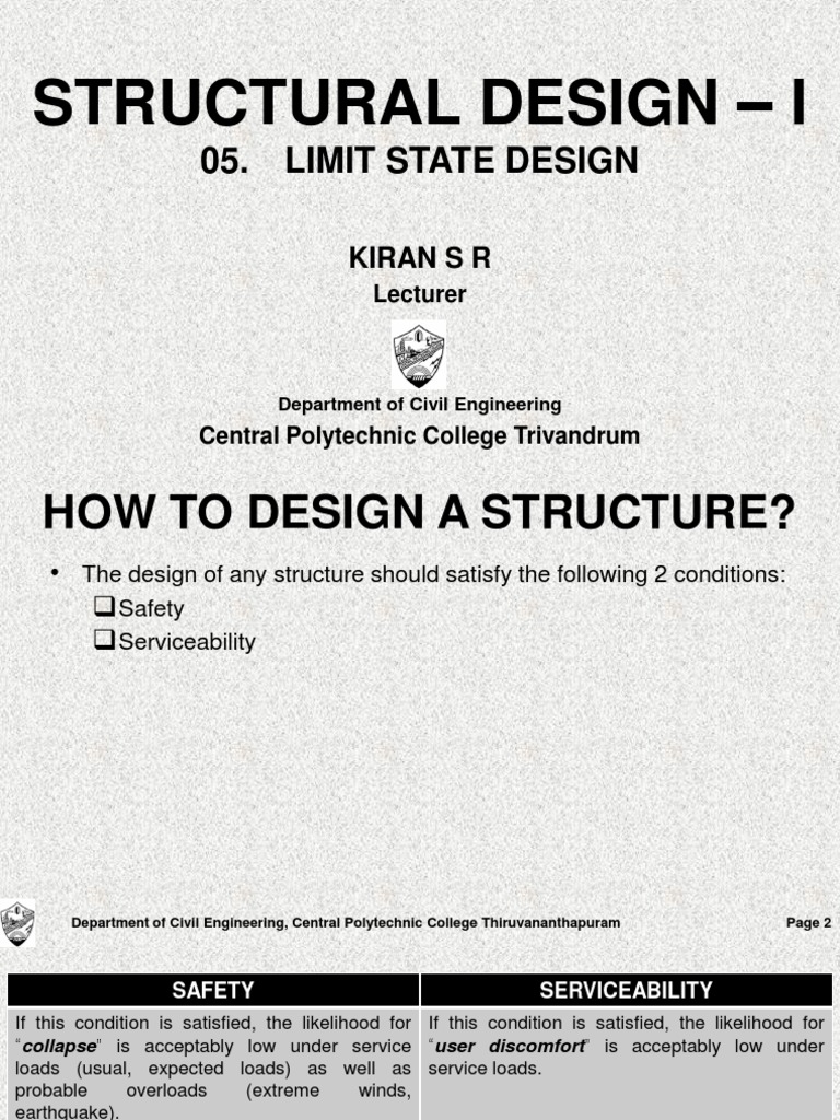 5 Limit State Design | PDF | Structural Load | Strength Of Materials