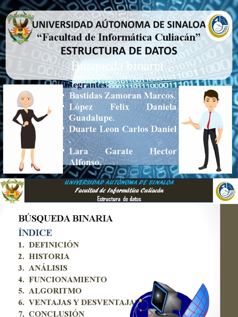 Busqueda Binaria Pdf Algoritmos Y Estructuras De Datos