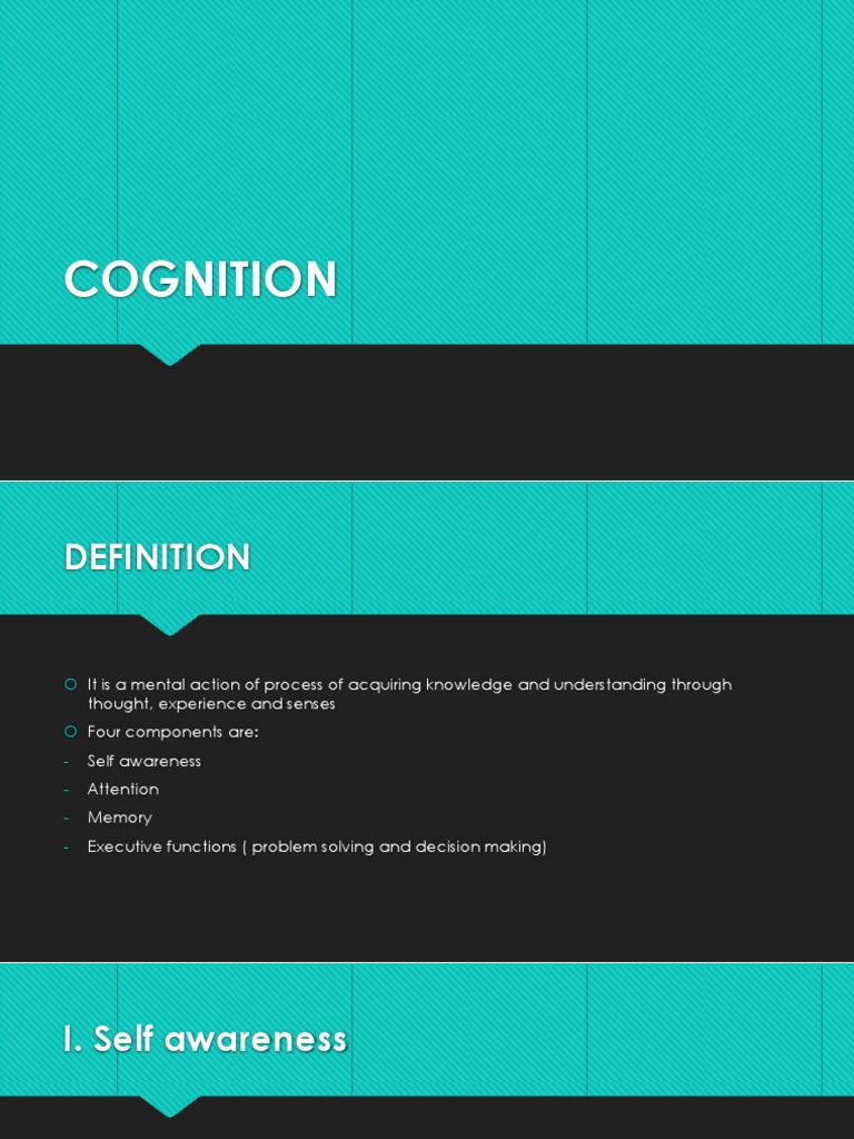 Cognition Pdf Download Free Pdf Memory Attention