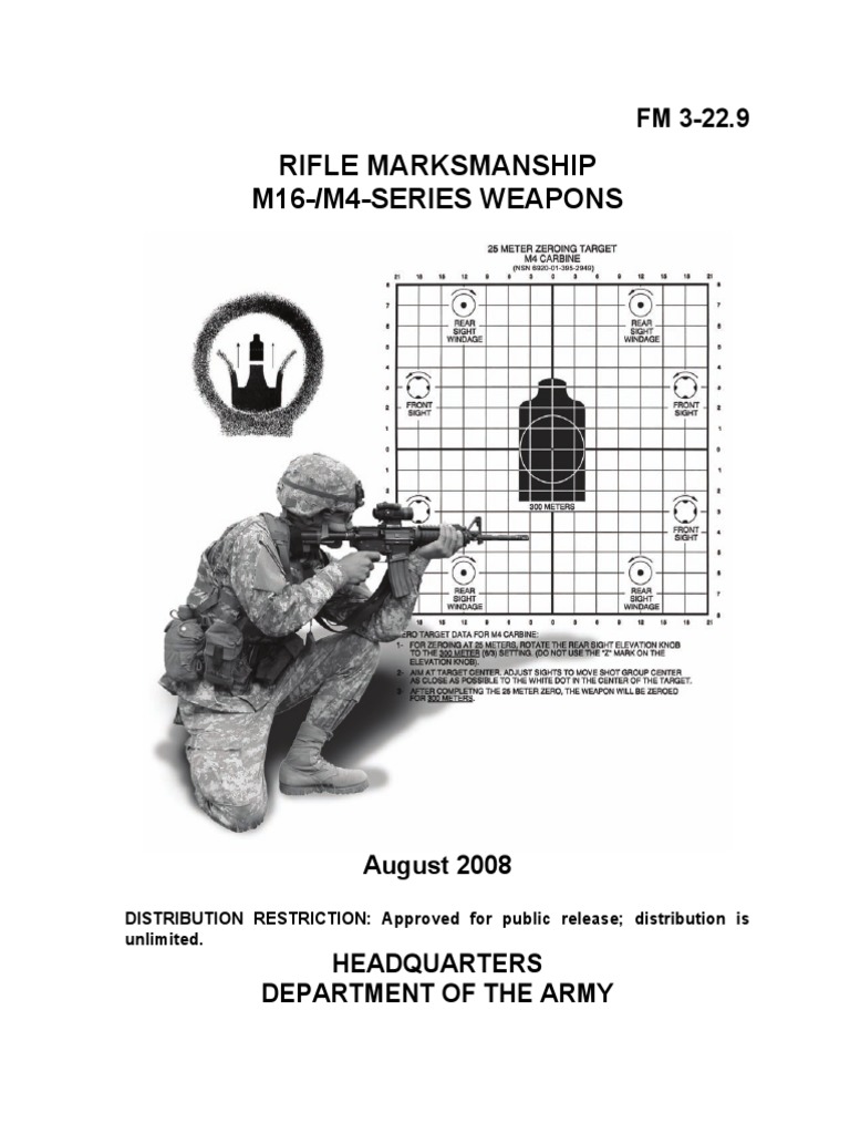 fm3 22x9 Rifle Marksmanship | PDF | Projectiles | Equipment