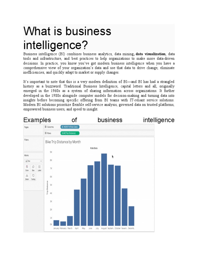 What Is Business Intelligence? | PDF | Business Intelligence | Analytics