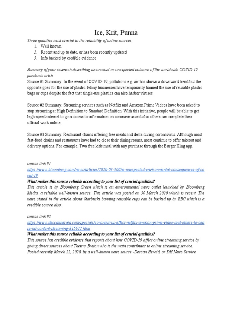 Student Work Sample #1 | PDF | Streaming Media | Restaurant And Catering