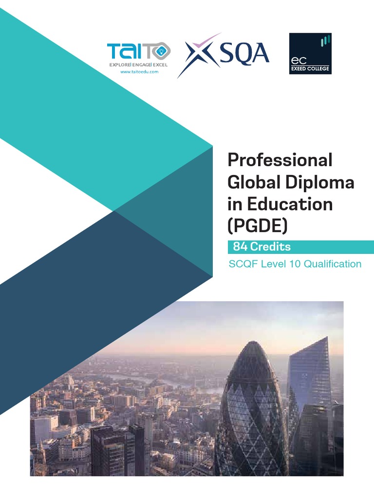 PGDE Brochure 2 | PDF | Curriculum | Teachers