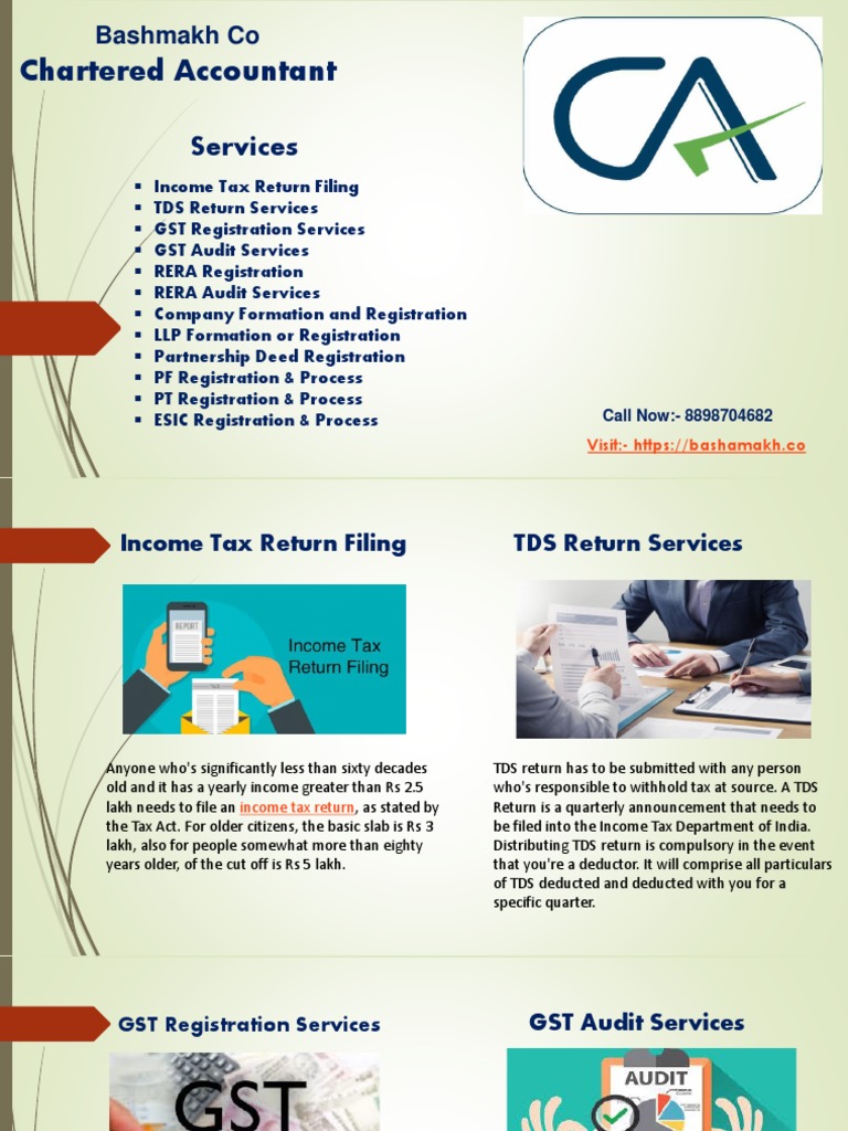 CA Firm Services | PDF