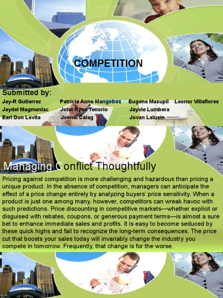 Competition: Submitted by | PDF | Competition | Pricing