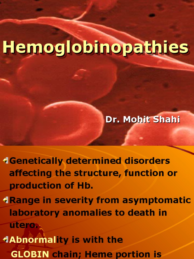 Understanding Hemoglobinopathies | PDF | Anemia | Medical Specialties