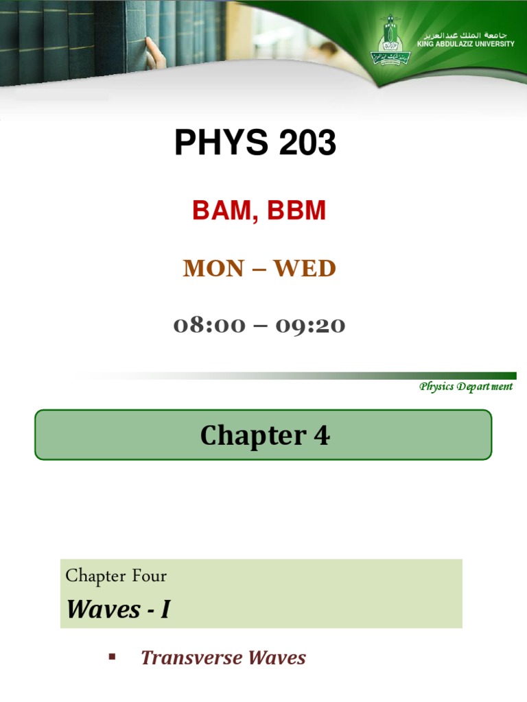 Physics Waves Study Guide | PDF | Waves | Wavelength