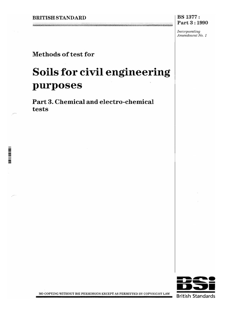 BS 1377-3 PDF | PDF