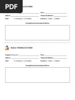 BADAC FORM - Attestation Form