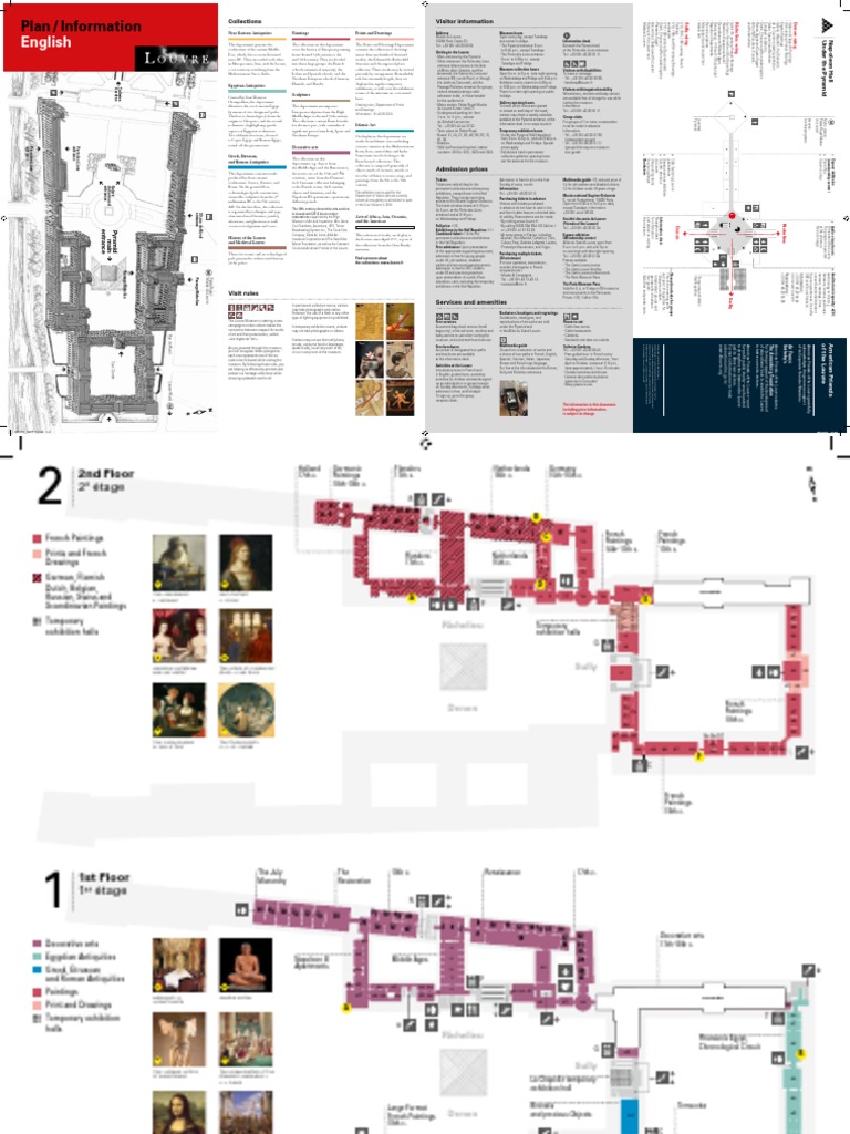 Louvre Information Plan | PDF | Louvre | Library And Museum