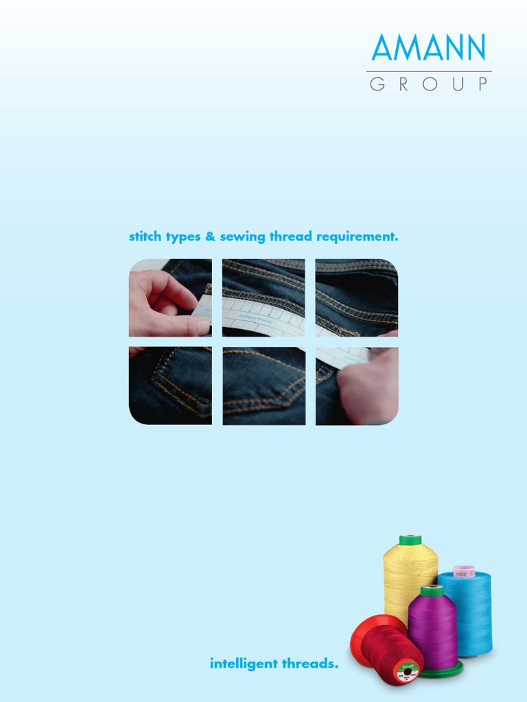 Stitch Types & Sewing Thread Requirement.: Intelligent Threads | PDF ...