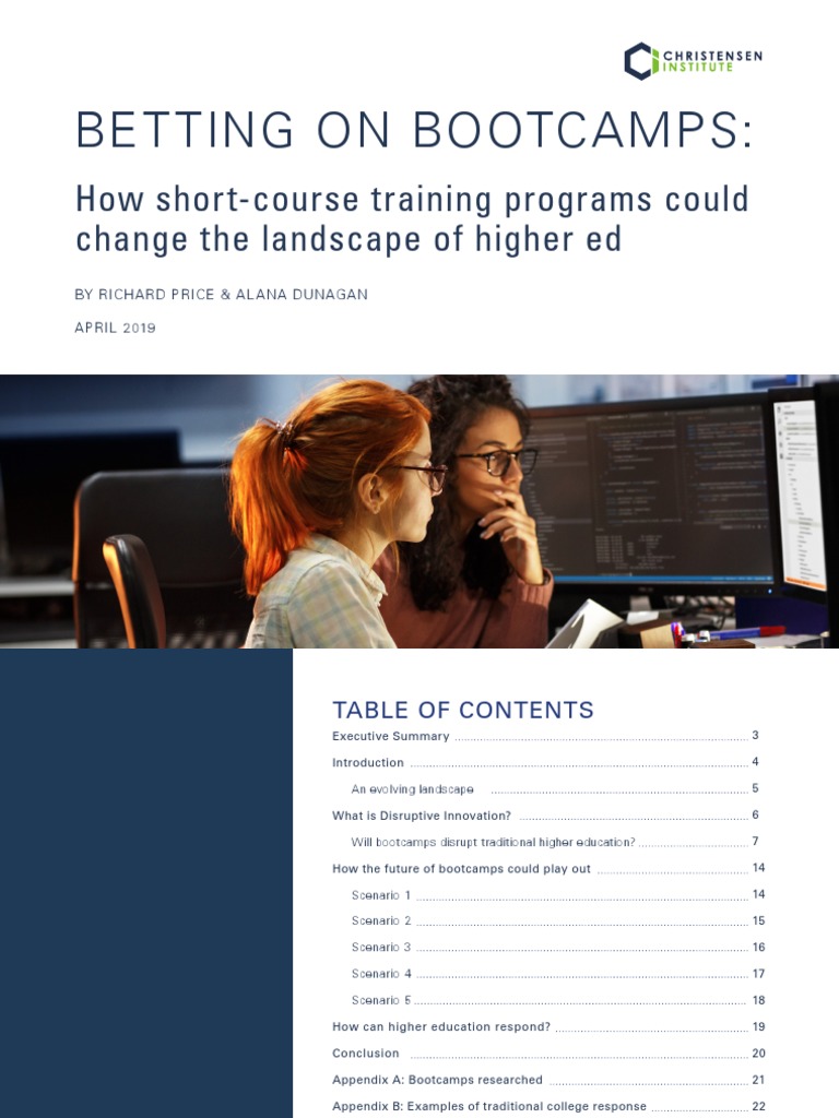 Betting On Bootcamps:: How Short-Course Training Programs Could Change ...