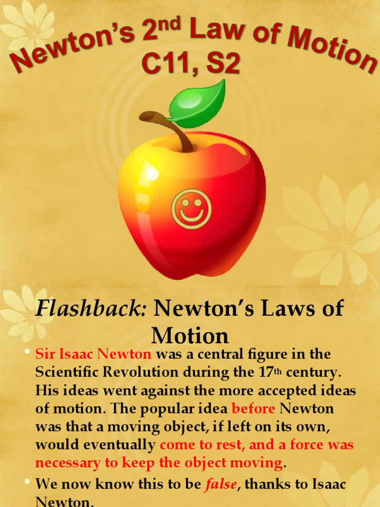 Newton's 2nd Law of Motion | PDF | Weight | Inertia