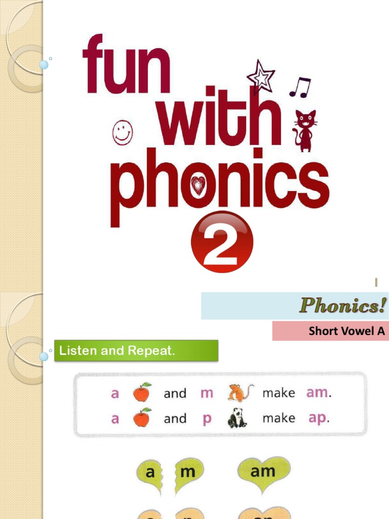 Short Vowel Activities for Kids | PDF | Human Voice | Phonetics