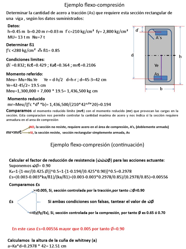 Ejemplo Flexo-Compresión | PDF | Ingeniero civil | Ingeniería de Edificación