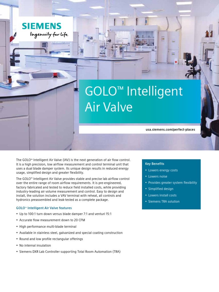 Golo Intelligent Air Valve Features | PDF | Building Automation | Duct ...
