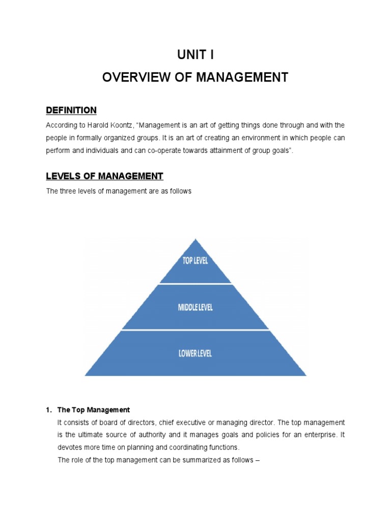 Management Unit 1 | PDF | Corporations | Partnership
