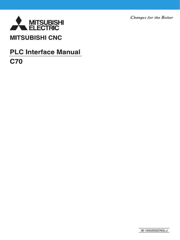C70 PLC Interface Manual - Mitsubishi Electric (B1500263engj) | PDF ...