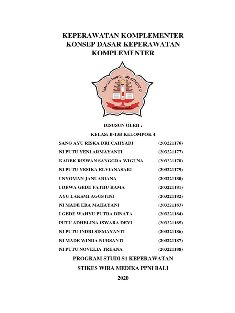 KLP 4 Konsep Keperawatan Komplementer PDF | PDF