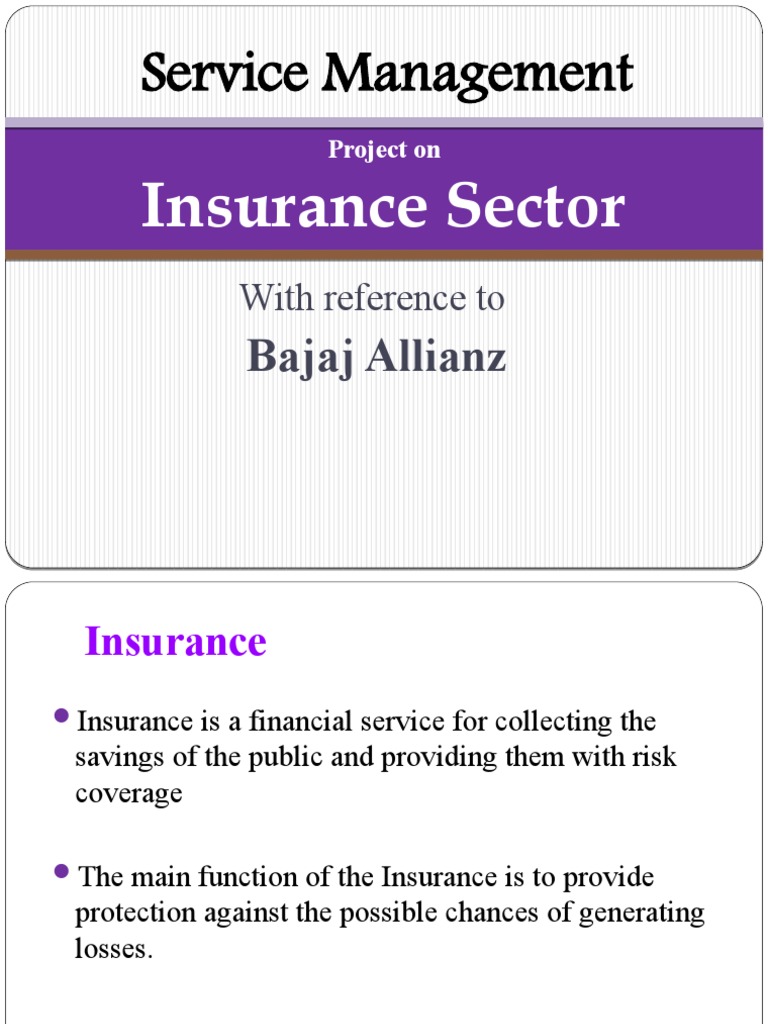 Service Management: Insurance Sector | PDF | Insurance | Service Industries