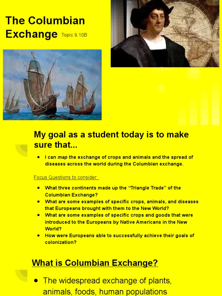 The Columbian Exchange Powerpoint | PDF | Christopher Columbus ...