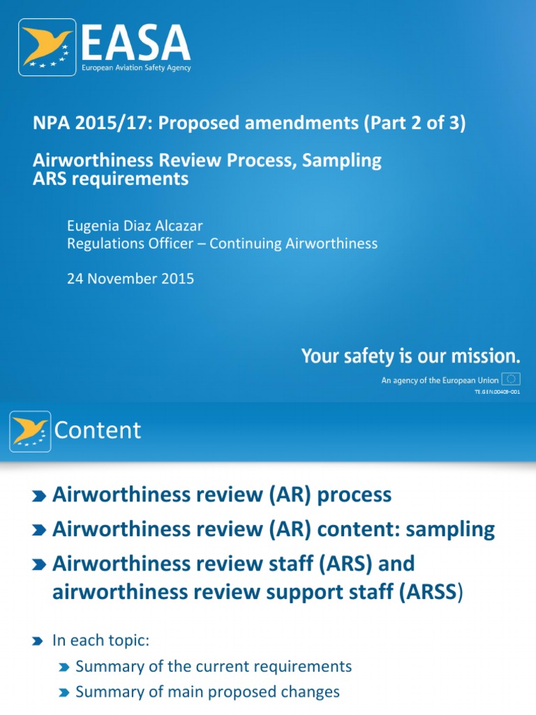 Airworthiness Review Process, Sampling and ARS PDF | PDF | Aerospace ...