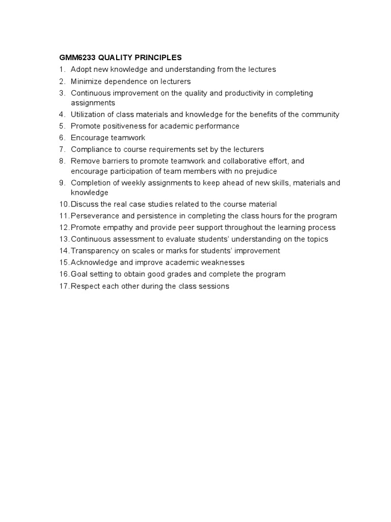 Quality Philosophies - Edited2 | PDF
