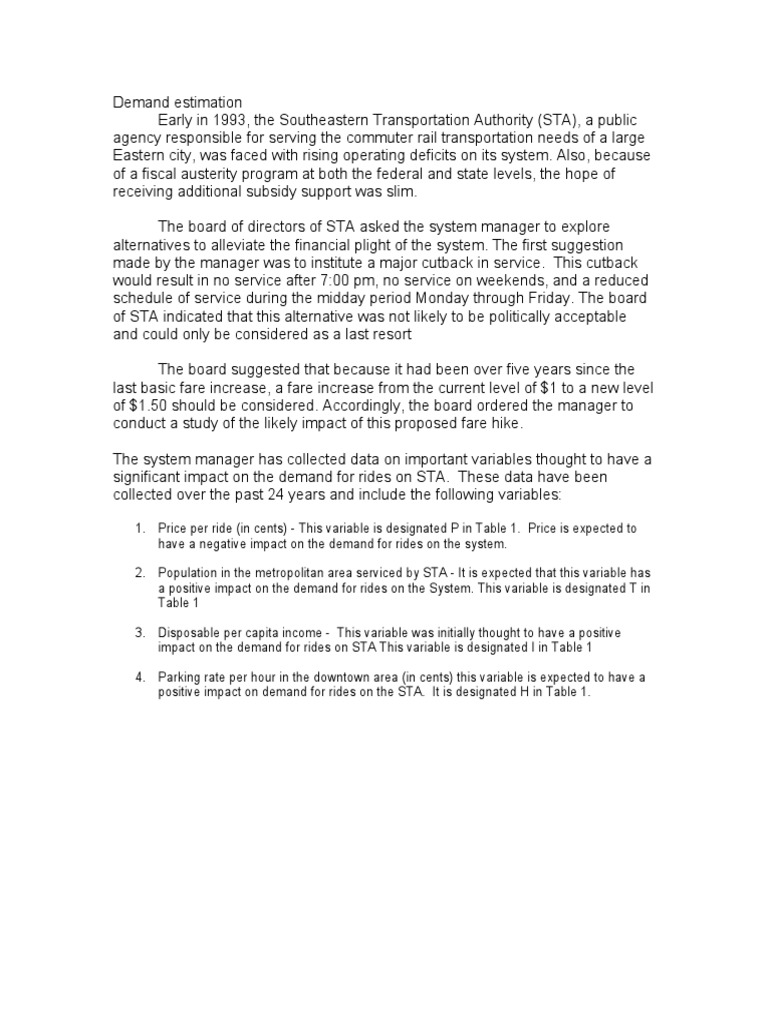 Elasticity - Regression - Q2 | PDF | Elasticity (Economics) | Price ...