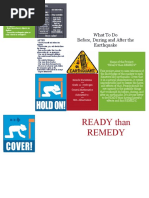 Earthquake Brochure | PDF | Earthquakes | Natural Events