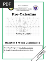 Precalculus-Grade 11-Quarter 1-Module1-Week 1 | PDF | Ellipse ...