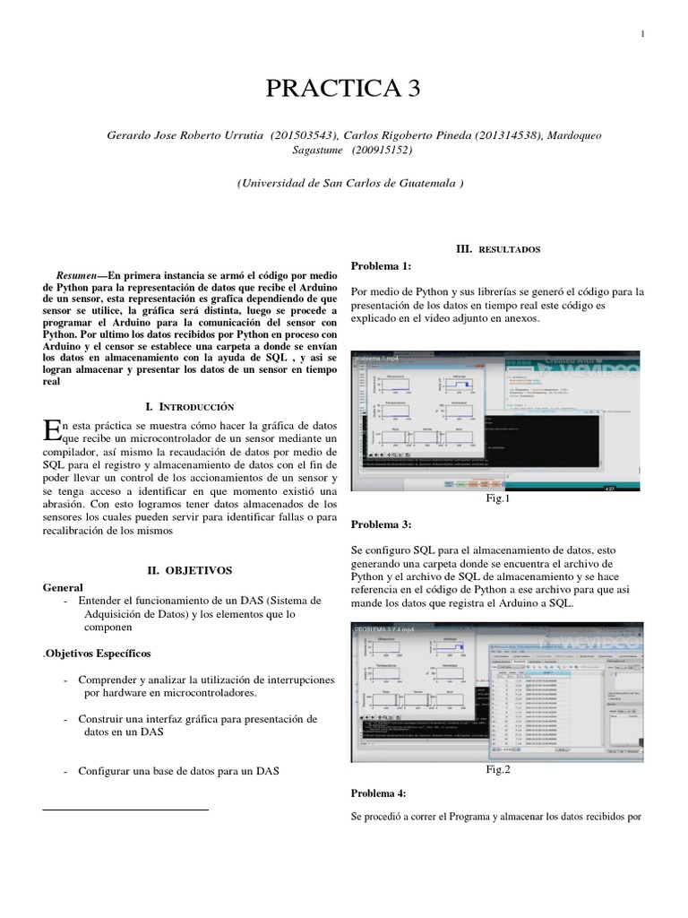 Adquisición de Datos Con Python | PDF | Arduino | Python (lenguaje de ...