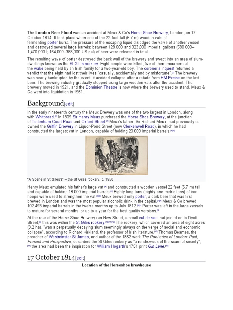 Background: "A Scene in ST Giles's" - The ST Giles Rookery, C. 1850 ...