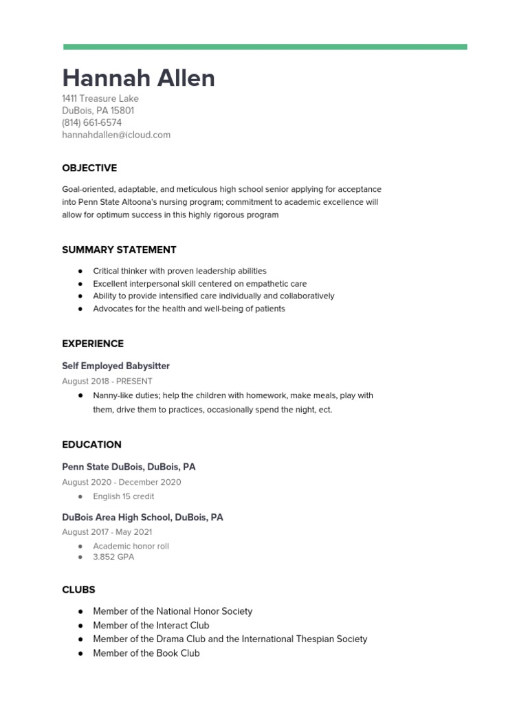 Senior Capstone Resume | PDF