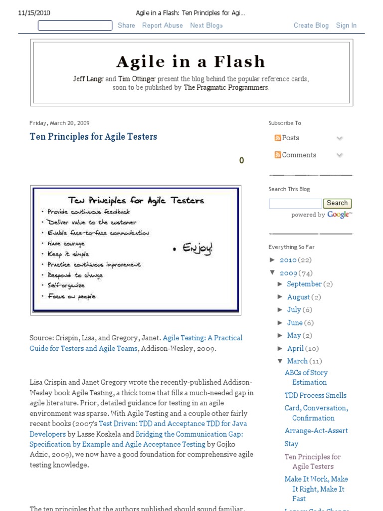 Agile in A Flash | PDF | Agile Software Development | Software Testing