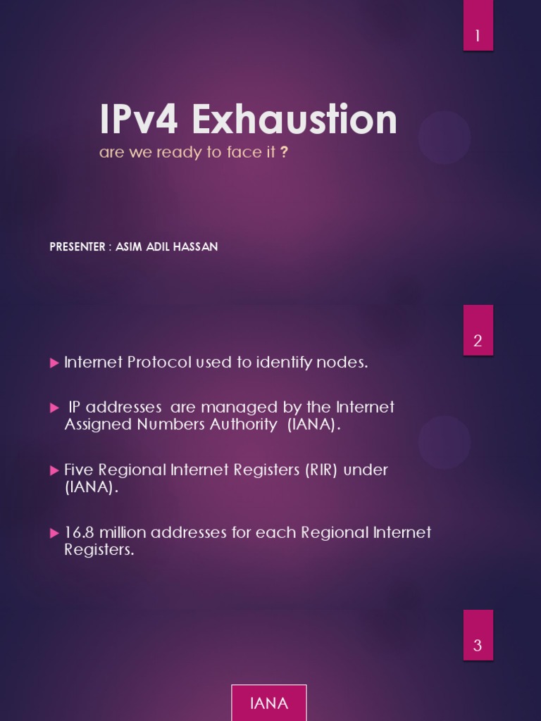 Ipv4 Exhaustion: Are We Ready To Face It ? | PDF | I Pv6 | Ip Address