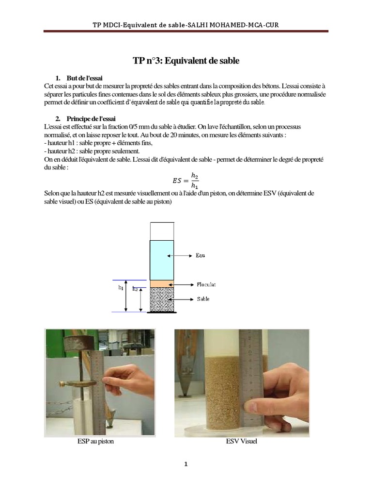 Equivalent de Sable | PDF | La nature | Science