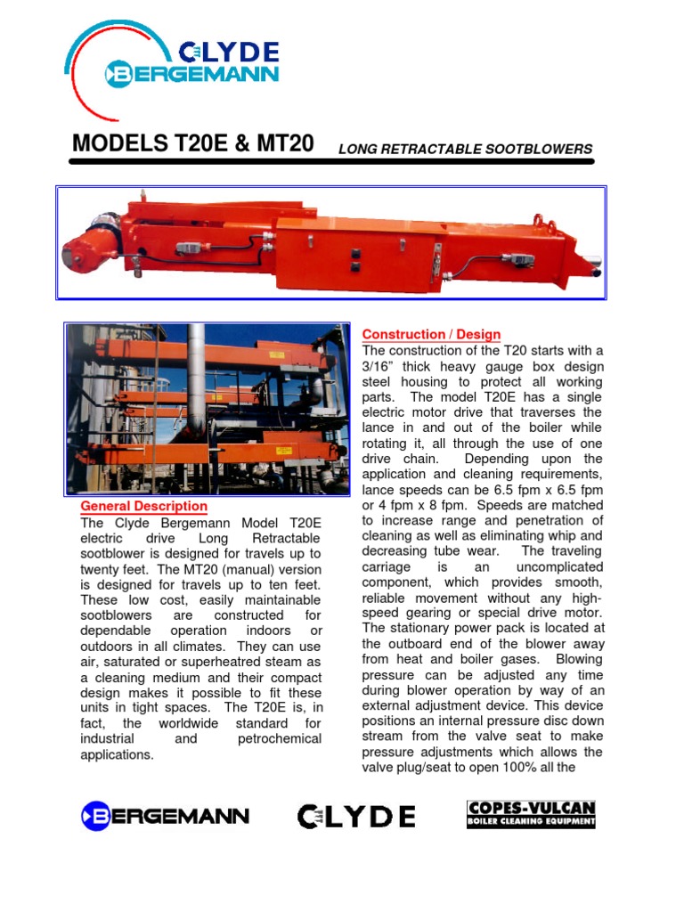 T20_Retractable_Sootblower | Valve | Boiler
