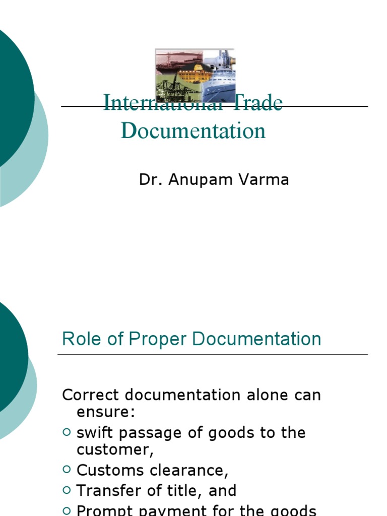 International Trade Documentation Guide | PDF | Bill Of Lading | Business