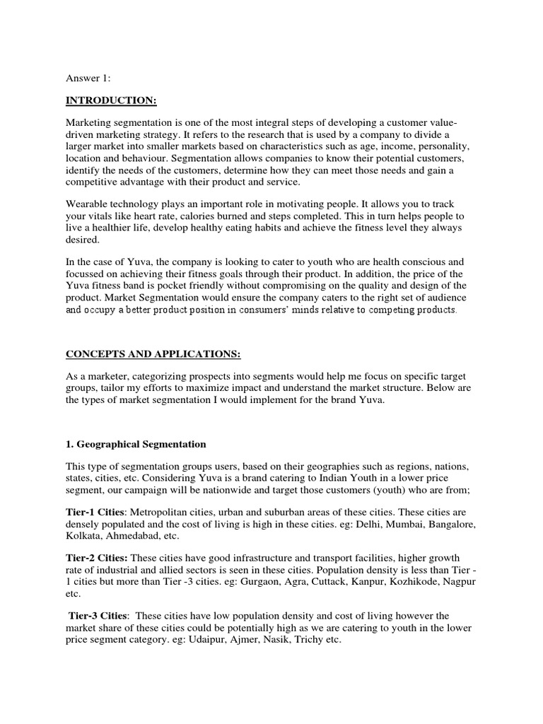 Marketing Management Assignment - Semester 1 PDF | PDF | Consumer ...