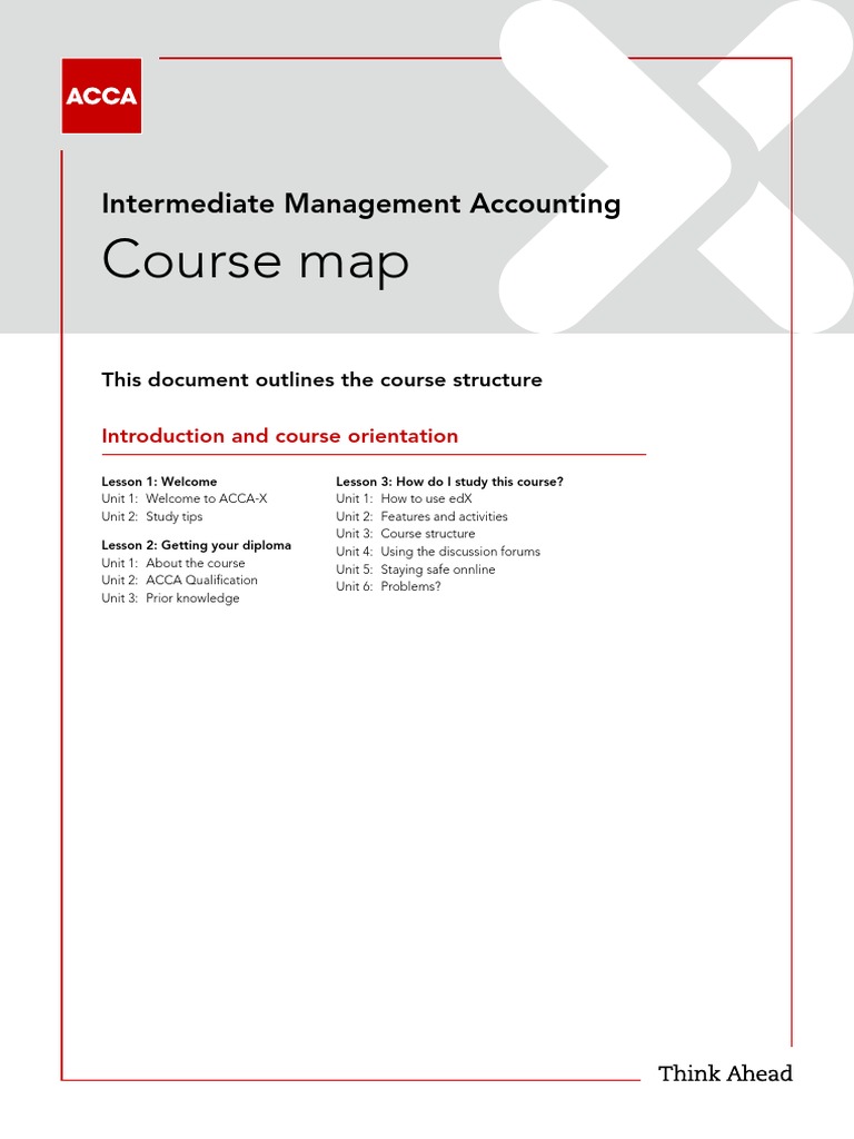 Intermediate Management Accounting MA2 Course Map | PDF | Net Present ...