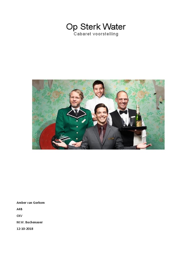 CKV Cap1 Op Sterk Water | PDF