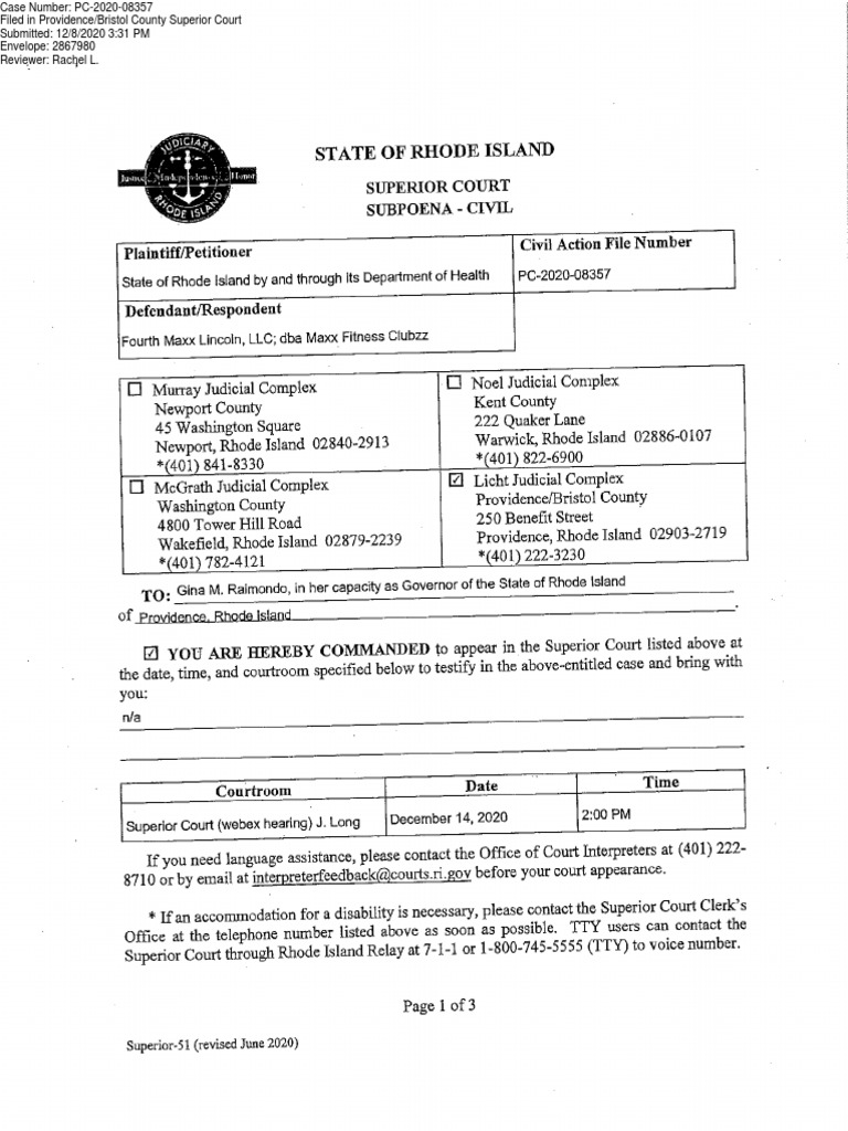 Subpoena Document | PDF | Subpoena | Deposition (Law)