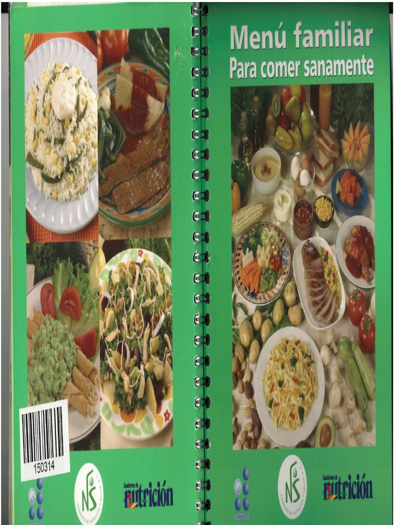 Menu Familiar - PDF Versión 1 | Descargar gratis PDF | Dieta | Alimentos